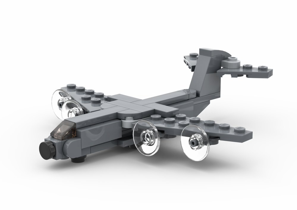 LEGO MOC Airbus A400M Atlas (Dark Grey) by The Bobby Brix Channel ...