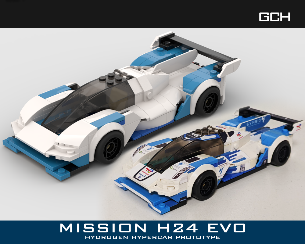 LEGO MOC Mission H24 Evo Hydrogen hypercar concept by GCh | Rebrickable ...
