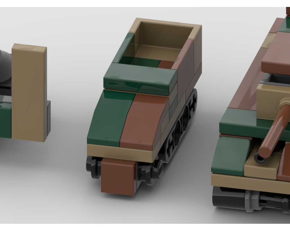 LEGO MOC WW2 Mini German Camo Vehicles by WillJoshJangles | Rebrickable ...