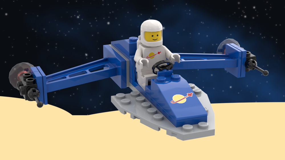 LEGO MOC Classic Space Reimagined: Winged Flyer MOC by watson.lego ...