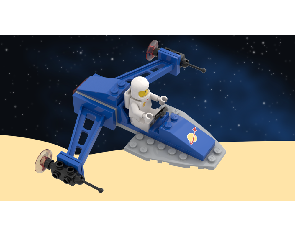 LEGO MOC Classic Space Reimagined: Winged Flyer MOC by watson.lego ...