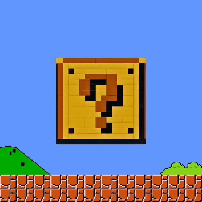 LEGO MOC Retro Question Block (8 Bit) by KraftyKoopa | Rebrickable ...