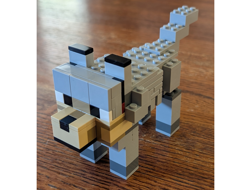 LEGO MOC 21261 Sitting/Standing Wolf by cookfig | Rebrickable - Build ...