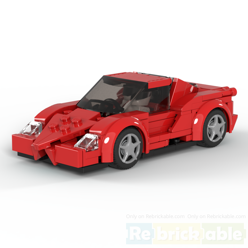 LEGO MOC Ferrrari Enzo by MinifigGarage | Rebrickable - Build with LEGO