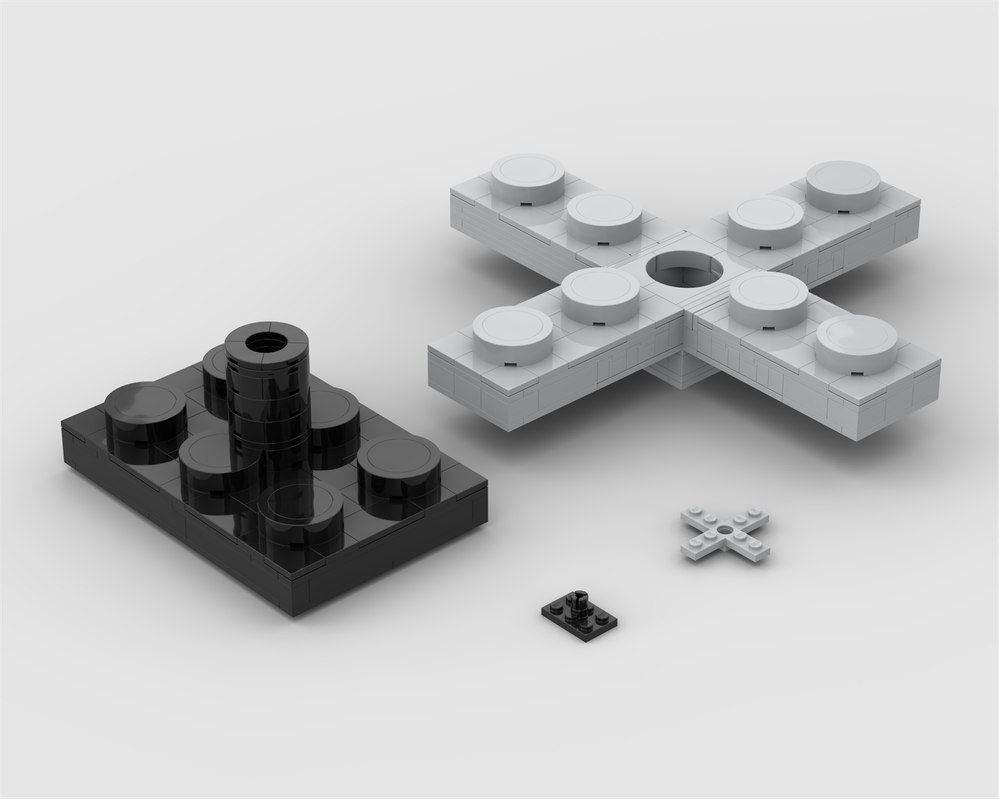 LEGO MOC Upscaled 4-blade propeller by Briquoleur | Rebrickable - Build ...