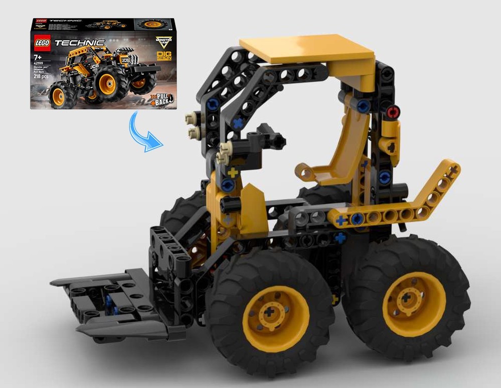 LEGO MOC Wheel Loader 42199 Alternative by ErikGS | Rebrickable - Build ...