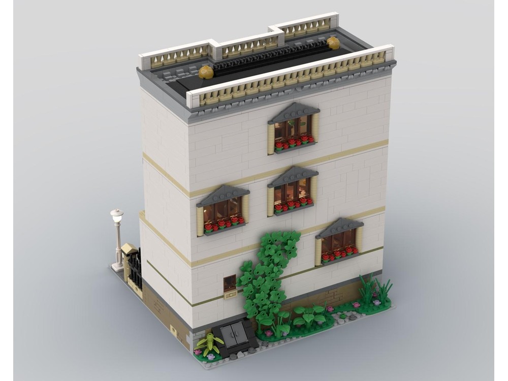 LEGO MOC-216160 Classicistic Villa by FNeuwald | Rebrickable - Build ...