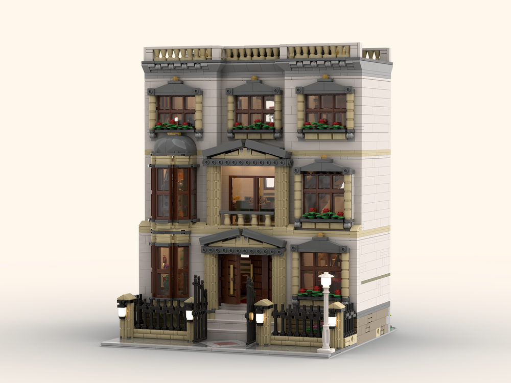LEGO MOC Classicistic Villa by FNeuwald | Rebrickable - Build with LEGO