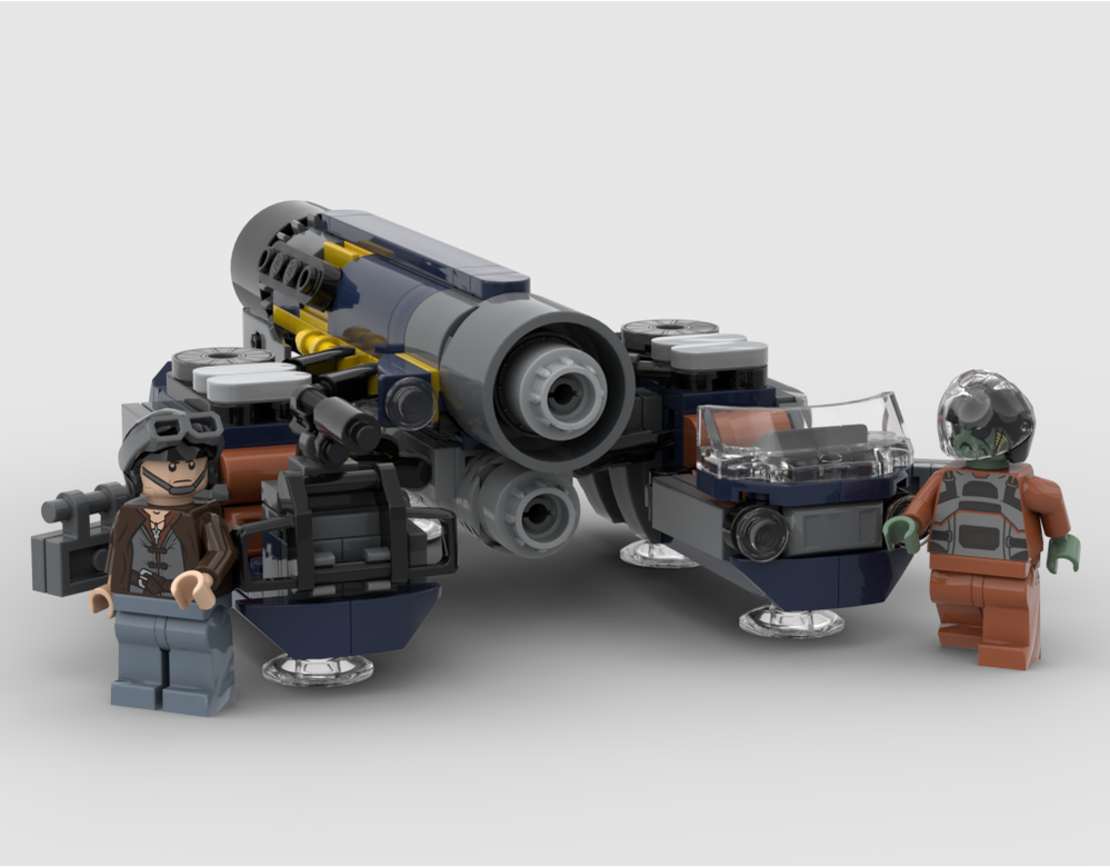LEGO MOC Scrappy Hover Racer by Sawdust_Mocs | Rebrickable - Build with ...