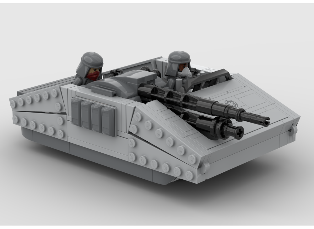 LEGO MOC Hovering canon barge by Sawdust_Mocs | Rebrickable - Build ...