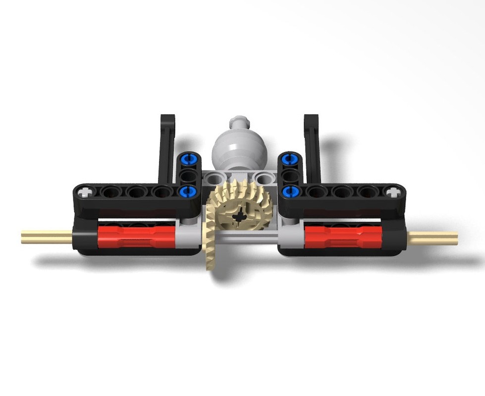 Lego Moc Buggy Axle By Jgirden Rebrickable Build With Lego
