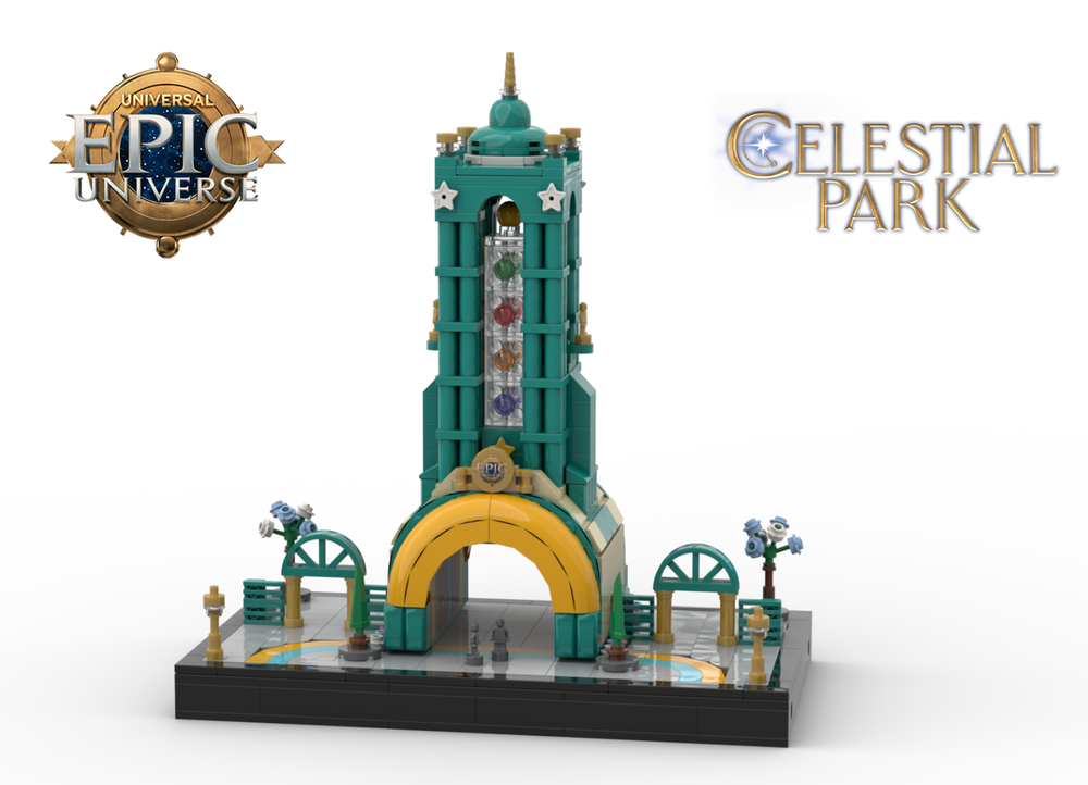 LEGO MOC CELESTIAL PARK / CHRONOS PORTAL - Universal's Epic Universe by ...