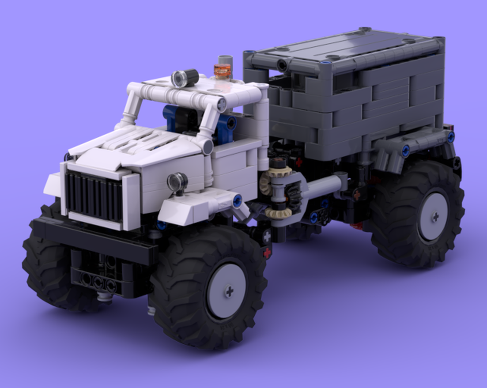LEGO MOC GAZ "Mammoth" by _Electro_ | Rebrickable - Build with LEGO