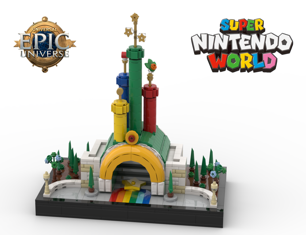LEGO MOC SUPER NINTENDO WORLD PORTAL - Universal's Epic Universe by ...