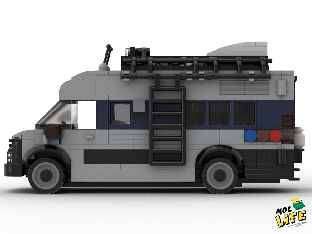 LEGO MOC Renault Master camper by MocLife | Rebrickable - Build with LEGO