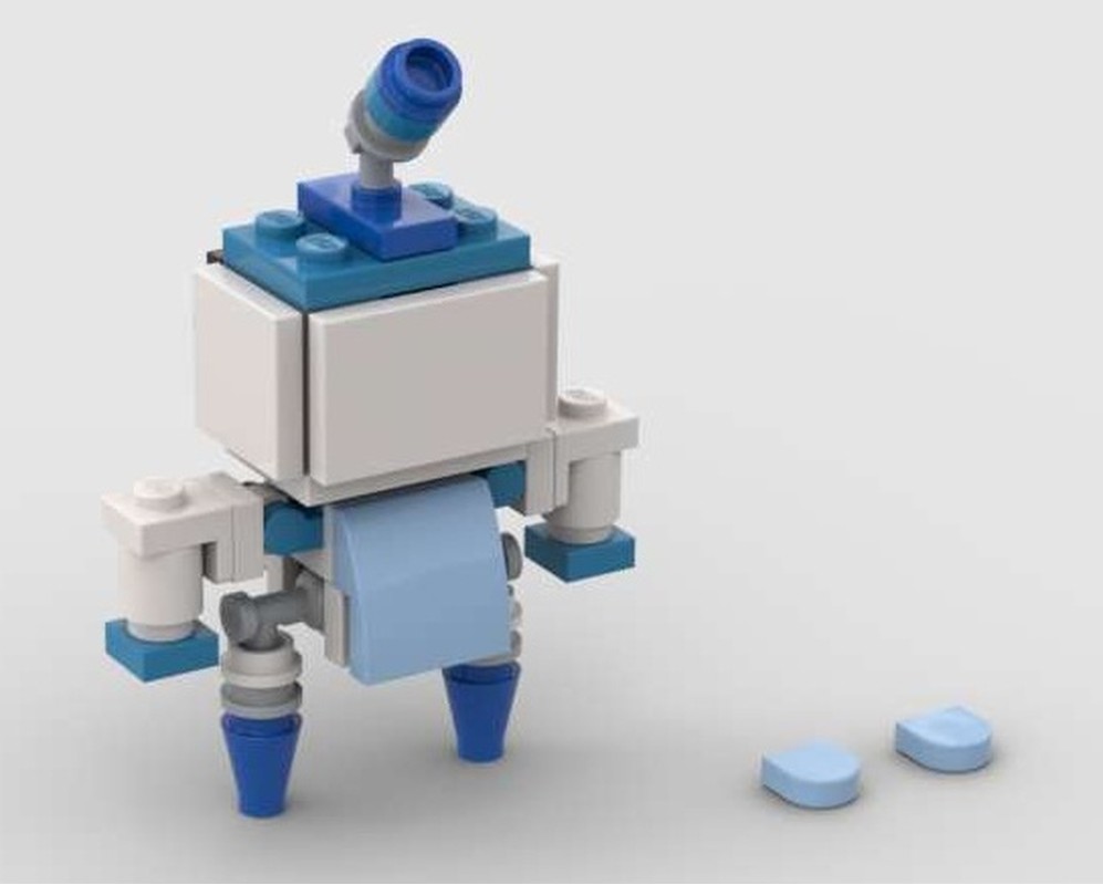 LEGO MOC Mini posable Astrobot by moyerpandabuilder | Rebrickable ...