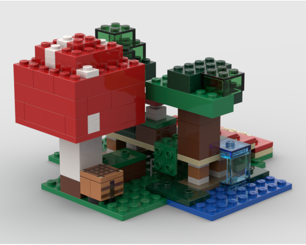 LEGO MOC Shroom Shrine by Sammbers | Rebrickable - Build with LEGO