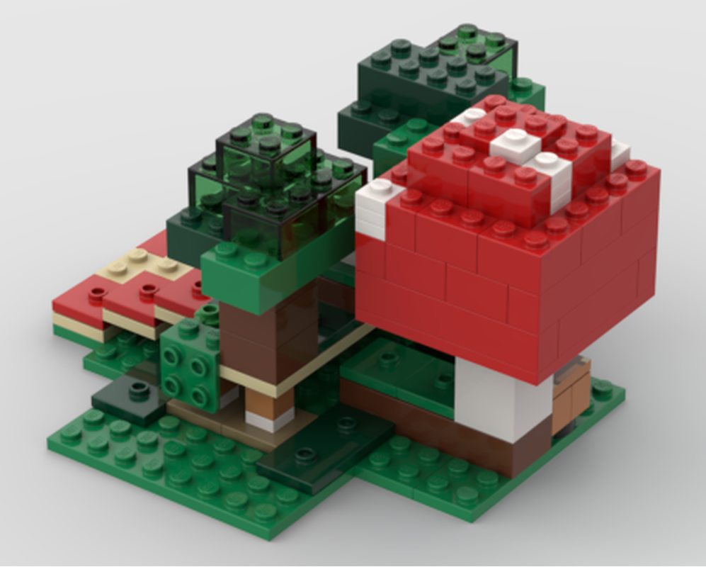 LEGO MOC Shroom Shrine by Bear11 | Rebrickable - Build with LEGO