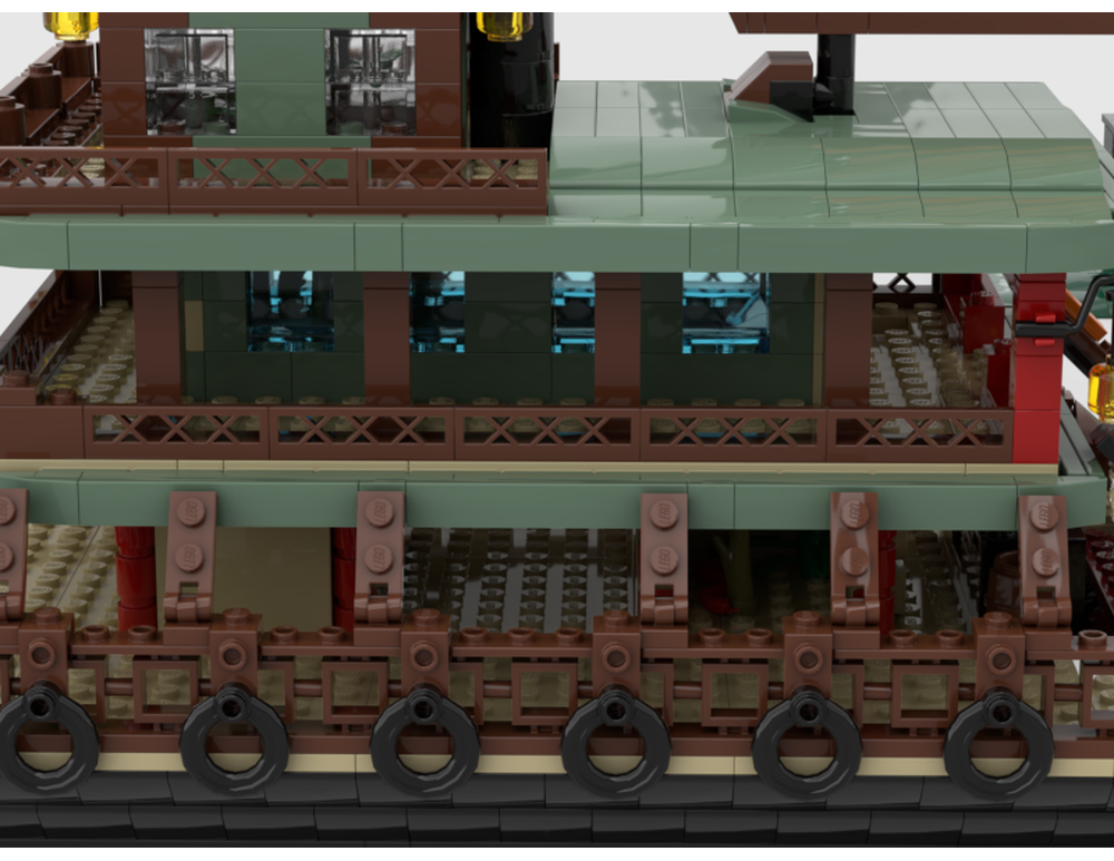LEGO MOC-216204 Chen's ferry Custom MOC by Legofanard | Rebrickable ...