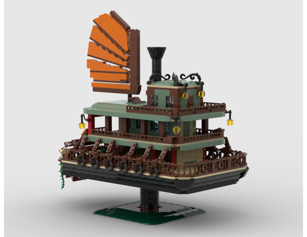 LEGO MOC-216204 Chen's ferry Custom MOC by Legofanard | Rebrickable ...