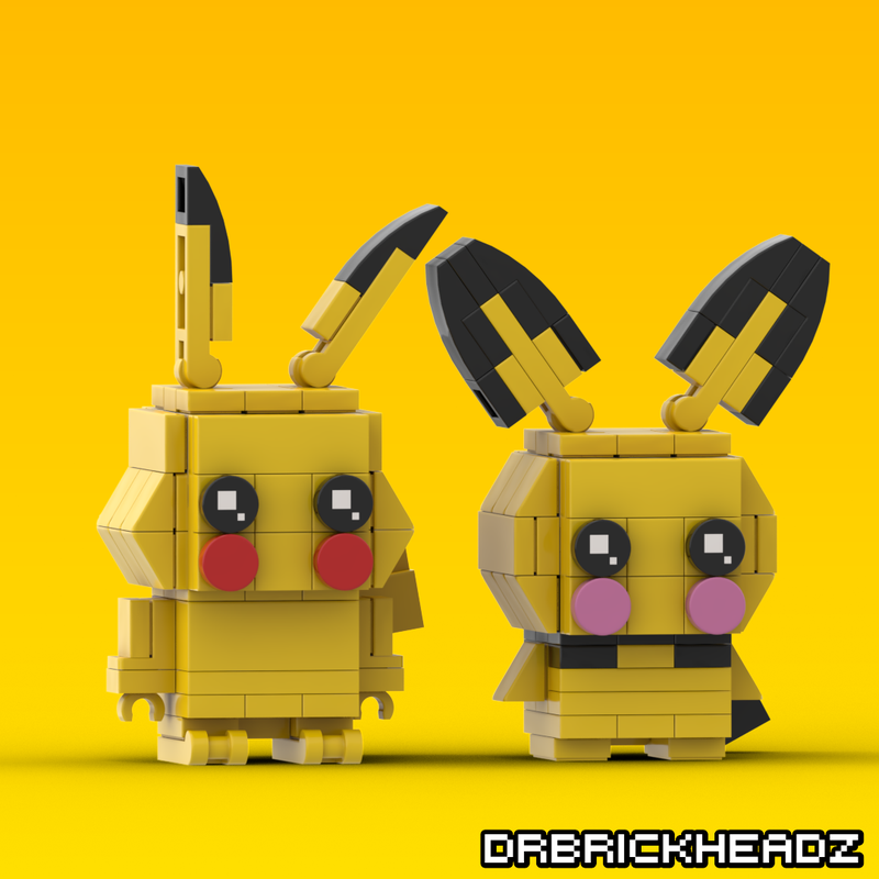 LEGO MOC Pichu Brickheadz by DrBrickheadz | Rebrickable - Build with LEGO