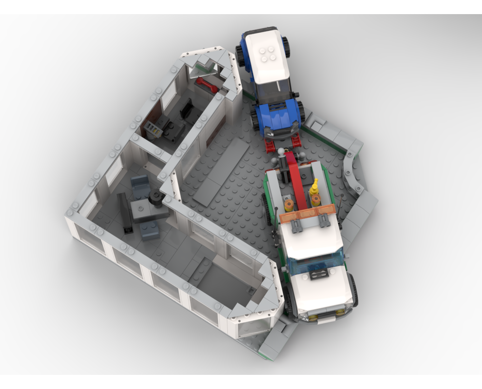 LEGO MOC 24-7 Towing Company - Set 60081 Display by BrickAndBuildsI ...