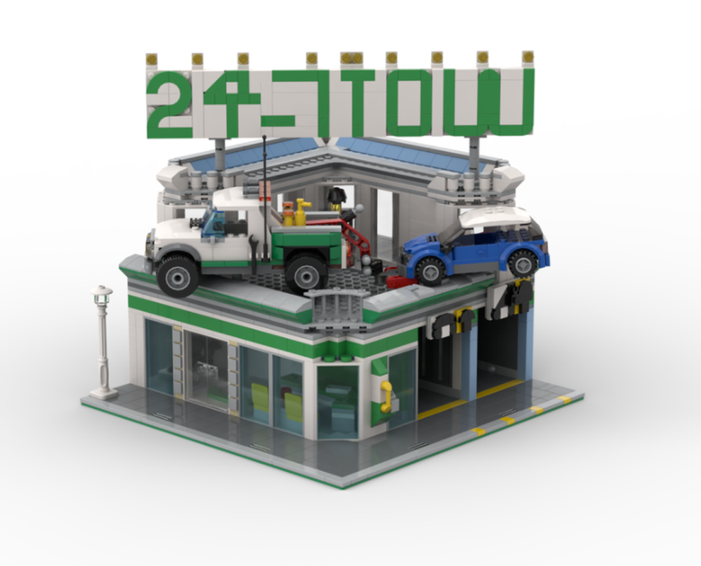 LEGO MOC 24-7 Towing Company - Set 60081 Display by BrickAndBuildsI ...