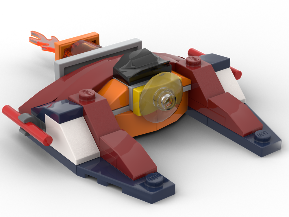 LEGO MOC Mini Spaceship by BricksBy_vOiD | Rebrickable - Build with LEGO