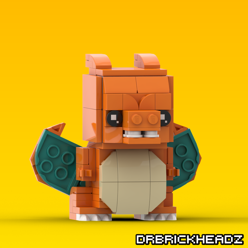 LEGO MOC Charizard (Pokemon) Brickheadz by DrBrickheadz | Rebrickable ...
