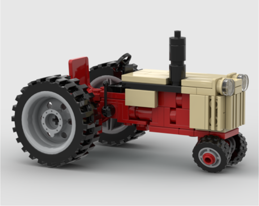 LEGO MOC Case 630 Tractor by Northwoods | Rebrickable - Build with LEGO