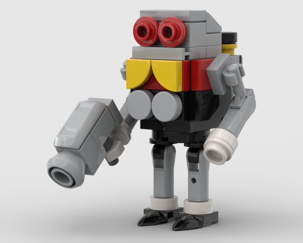 LEGO MOC Eggrobo (Minifig Scale) by 2MyTailfin | Rebrickable - Build ...