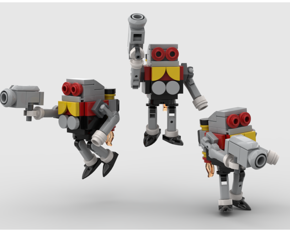 LEGO MOC Eggrobo (Minifig Scale) by 2MyTailfin | Rebrickable - Build ...