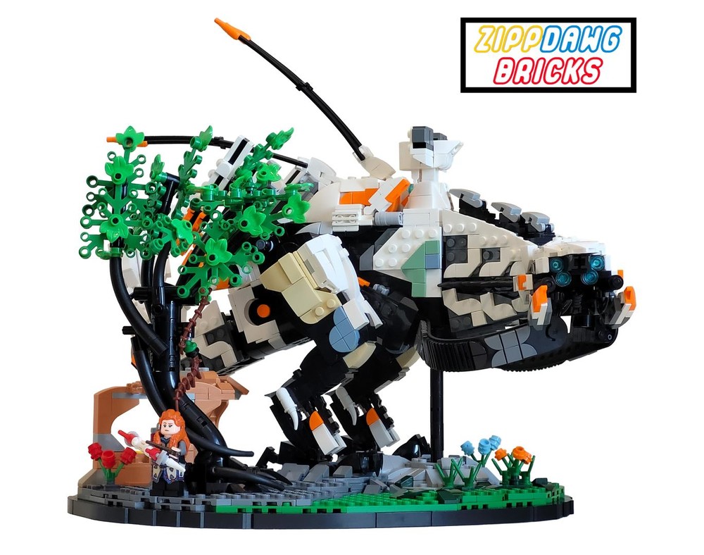 LEGO MOC Thunderjaw V2 - from Horizon: Zero Dawn, Forbidden West ...