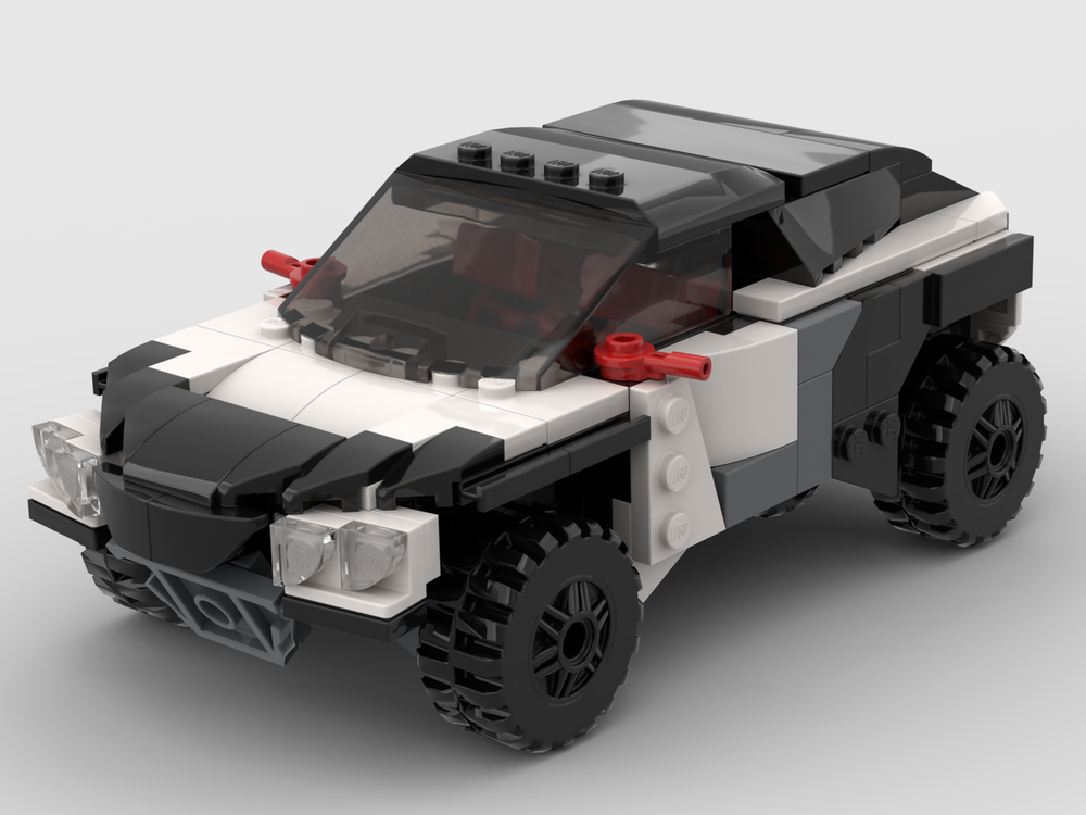 LEGO MOC Peugeot 3008 DKR (black and white Redbull colour) by john ...