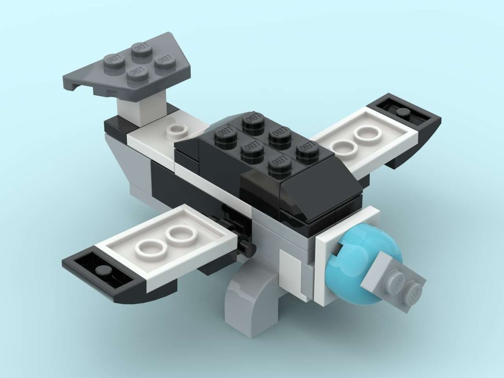 LEGO MOC Single Engine Airplane 30667 by flobert2 | Rebrickable - Build ...