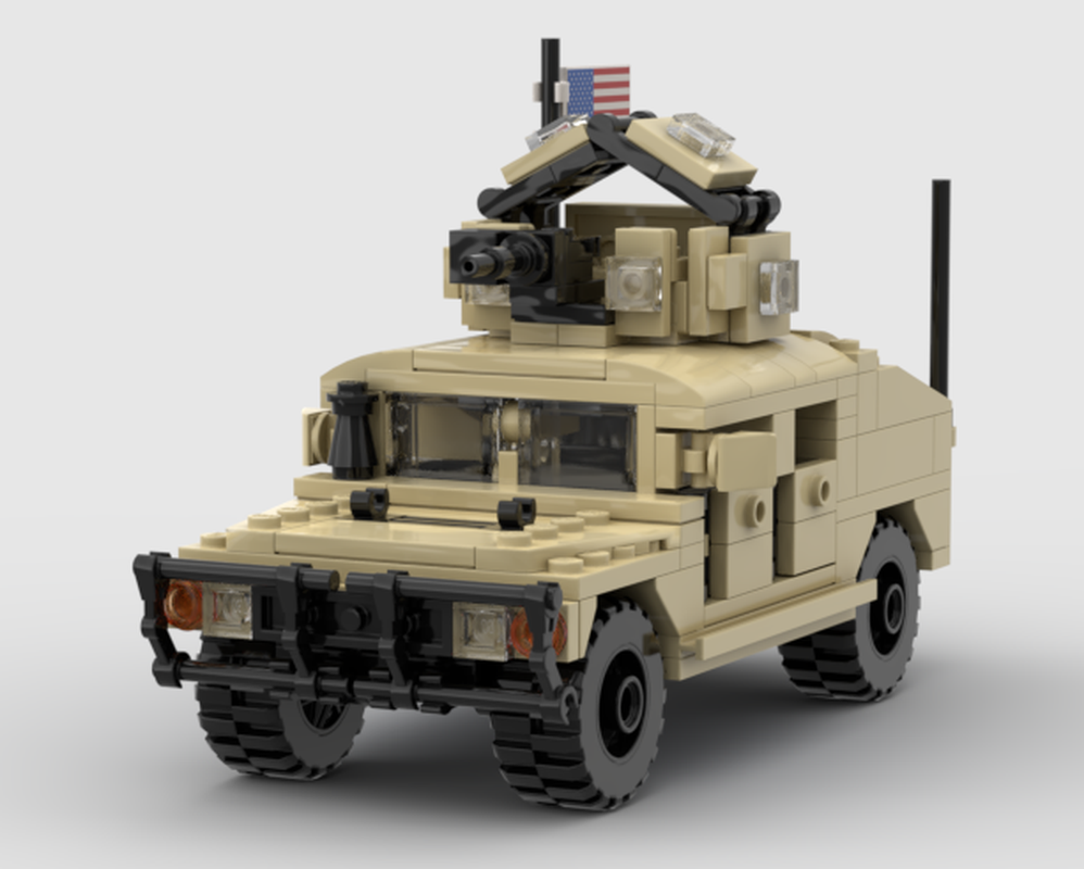 LEGO MOC Humvee (With M1025 O-GPK) by MechanicHello | Rebrickable ...