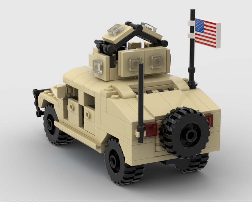 LEGO MOC Humvee (With M1025 O-GPK) by MechanicHello | Rebrickable ...
