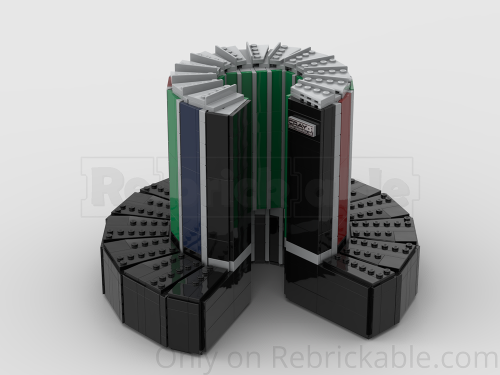 LEGO MOC CRAY-1 Supercomputer by aachthor | Rebrickable - Build with LEGO