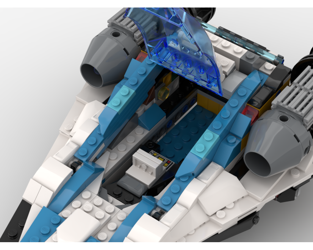 Lego Moc Mr Ozs Spaceship By Corydoras Rebrickable Build With Lego