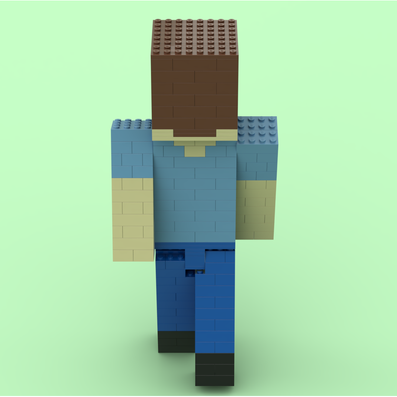 LEGO MOC Computer Game Style Steve The Human by otterbournelego ...