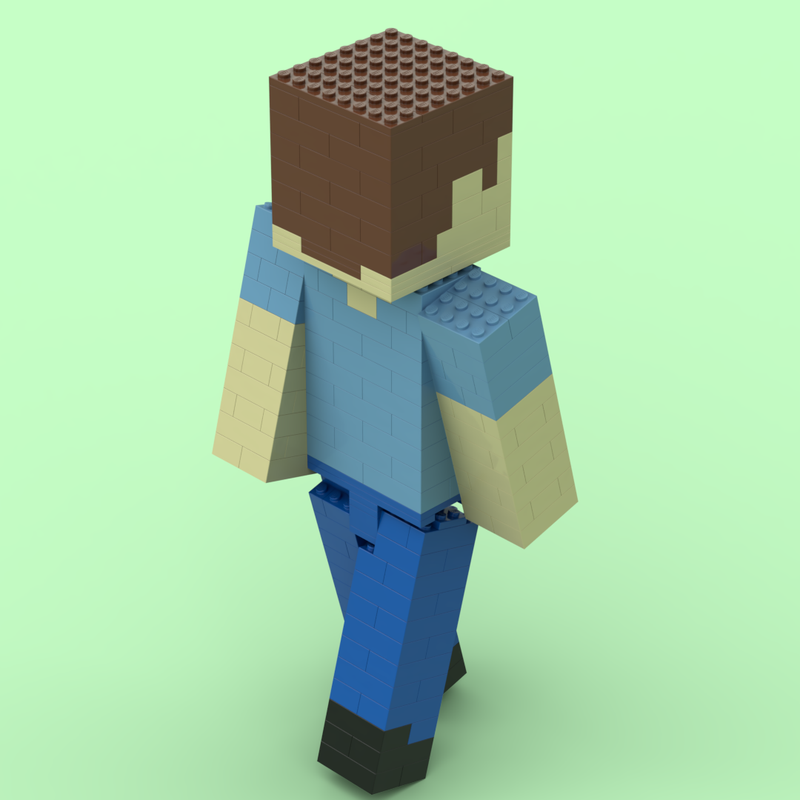 LEGO MOC Computer Game Style Steve The Human by otterbournelego ...