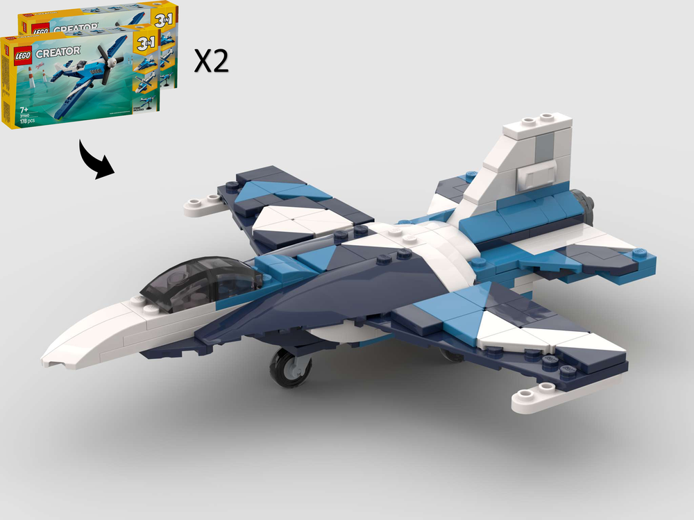 LEGO MOC General Dynamics F-16 Fighting Falcon Aggressor - Alternate ...