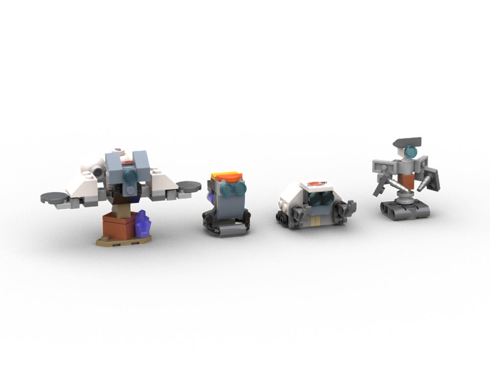 LEGO MOC Scrap Bots (wave 1) by zek.ocean | Rebrickable - Build with LEGO