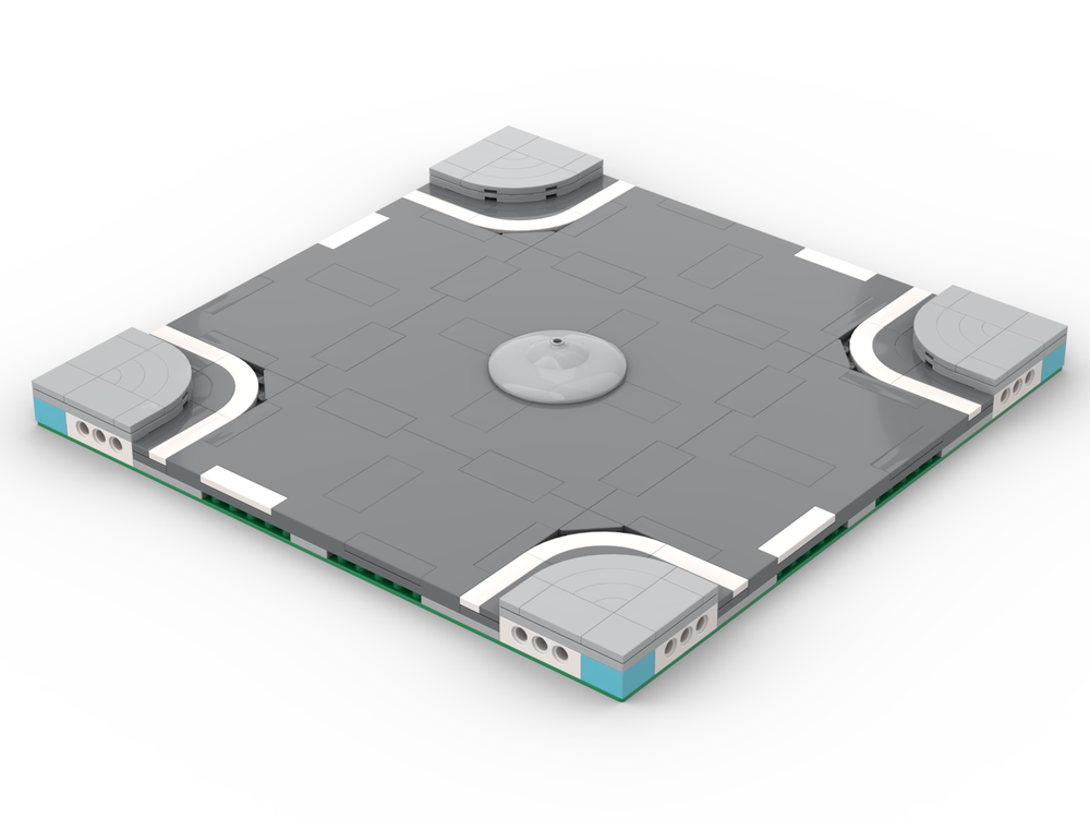 LEGO MOC Mills Road Plate Roundabout S by Smudge | Rebrickable - Build ...