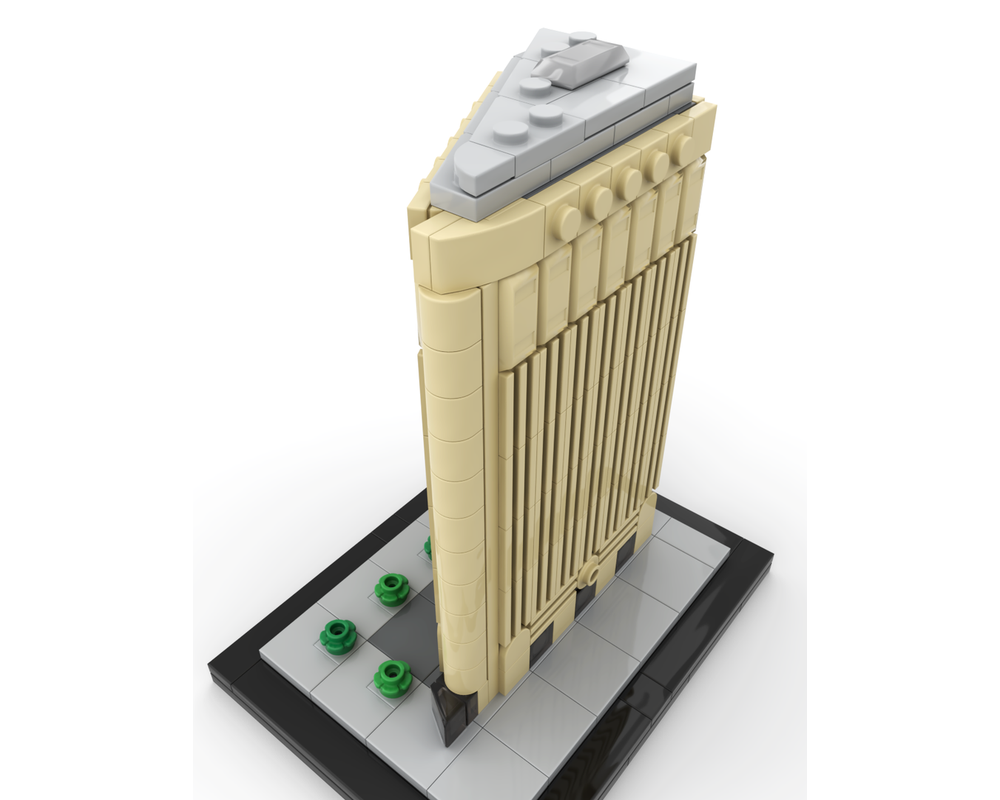 LEGO MOC Flatiron Building 1:800 Scale by SPBrix | Rebrickable - Build ...