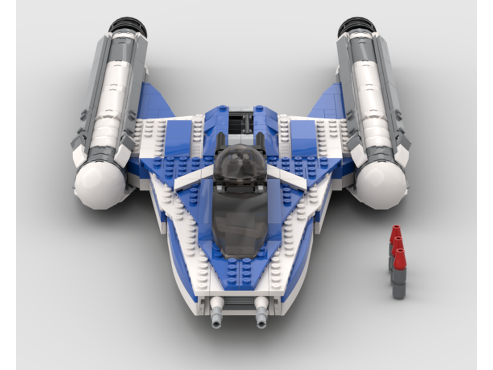 LEGO MOC Captain Rex 501st bomber by katgaard | Rebrickable - Build ...