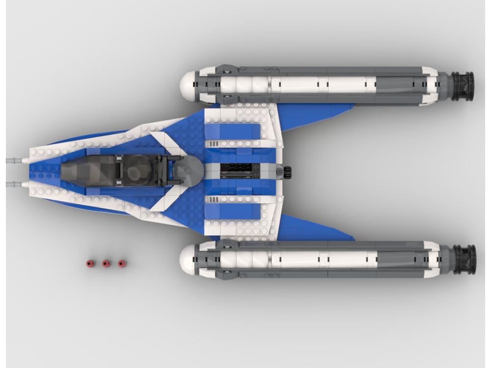 LEGO MOC Captain Rex 501st bomber by katgaard | Rebrickable - Build ...