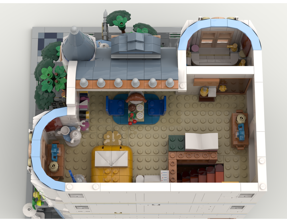 LEGO MOC Corner Castle BNB - Modification of Set 42638 by Brick Artisan | Rebrickable - Build ...