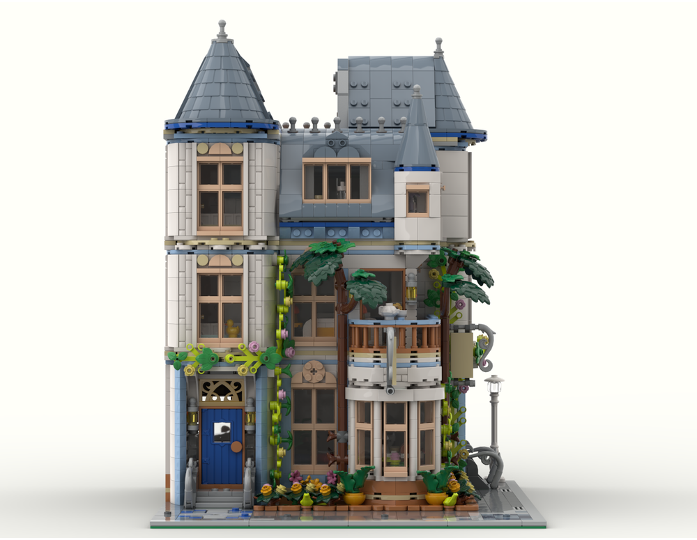 LEGO MOC Corner Castle BNB - Modification of Set 42638 by Brick Artisan | Rebrickable - Build ...