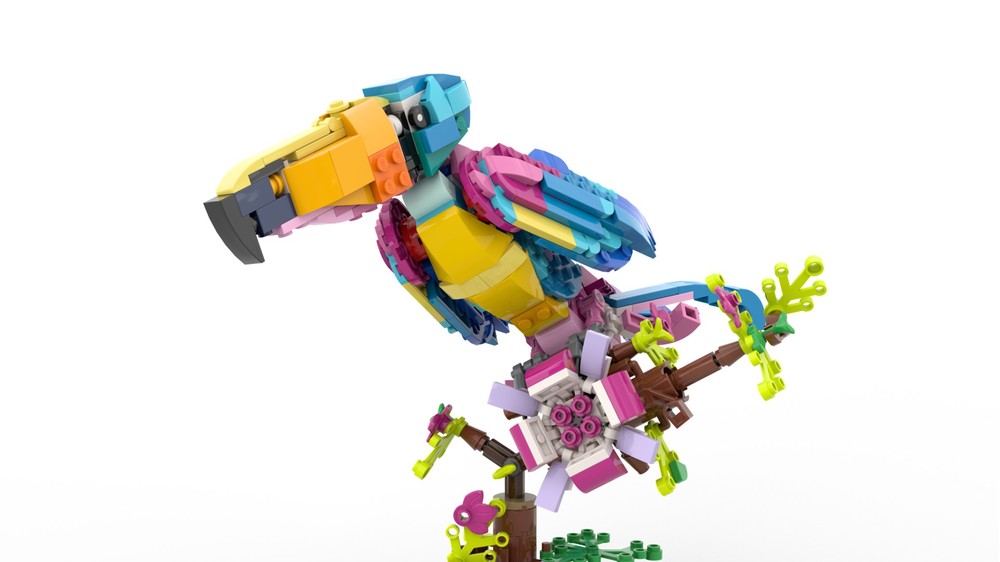 LEGO MOC Exotic Toucan 31136 + 31144 by pablito_skybrick | Rebrickable ...